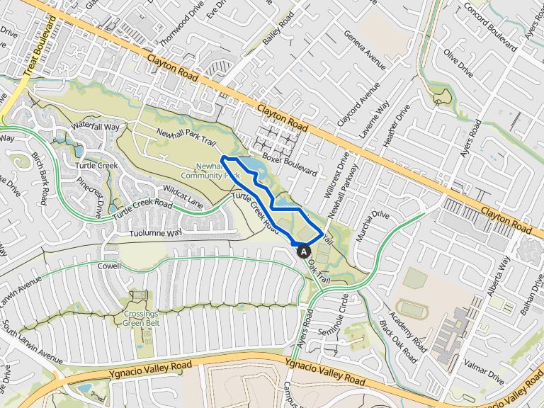Newhall Community Park loop — Concord | hike | Komoot